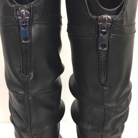 I.D. Required | Shoes | Id Required Black Faux Leather Twilite Boots ...